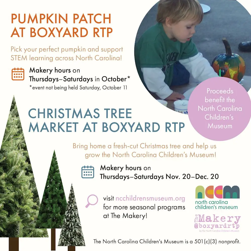 The Makery: Christmas Tree Market - The Triangle Weekender