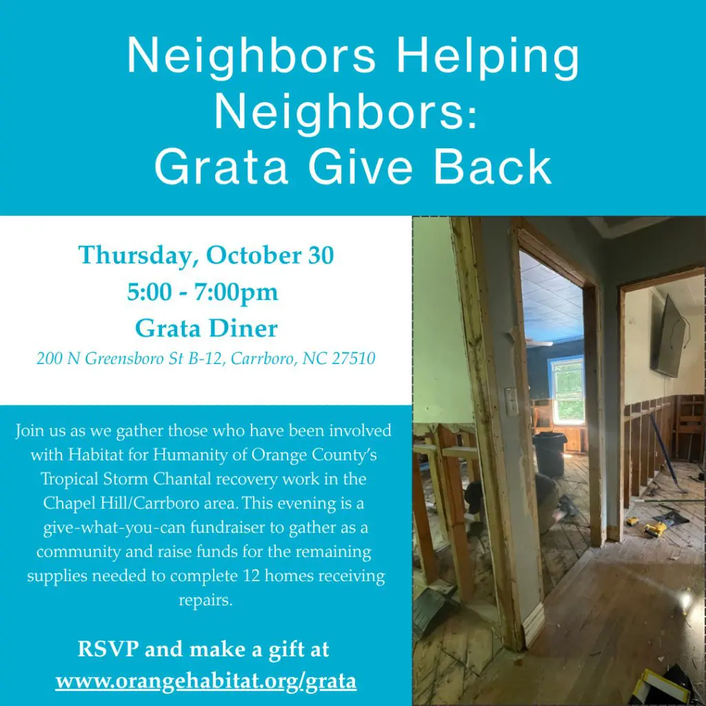 Neighbors Helping Neighbors: Grata Give Back - The Triangle Weekender