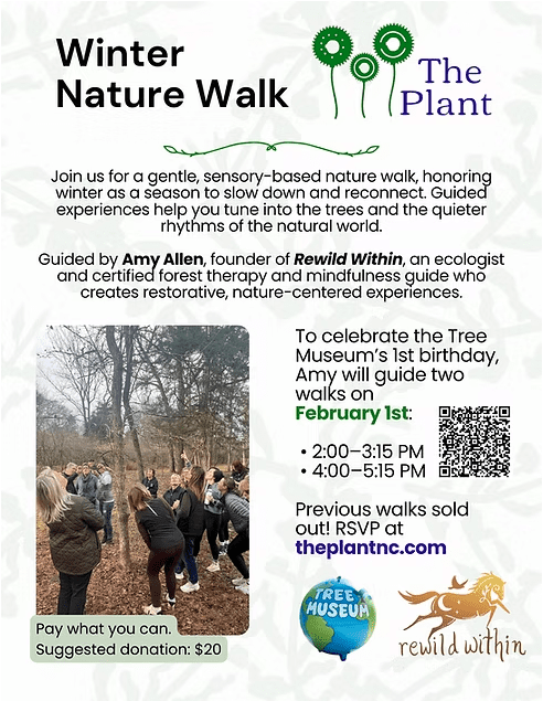 Winter Nature Walk - Celebrating the Tree Museum's First Birthday - The ...