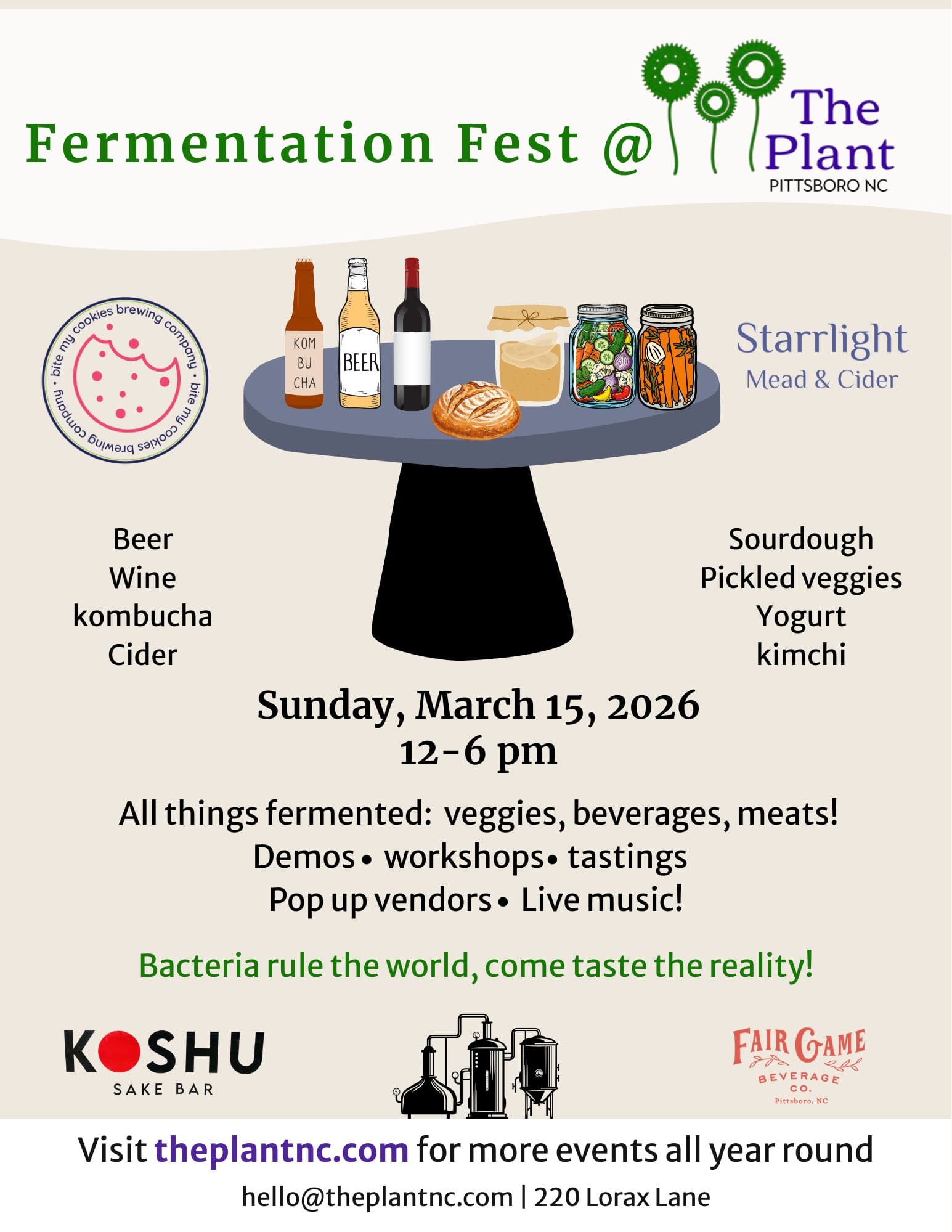 Fermentation Festival @ The Plant - The Triangle Weekender