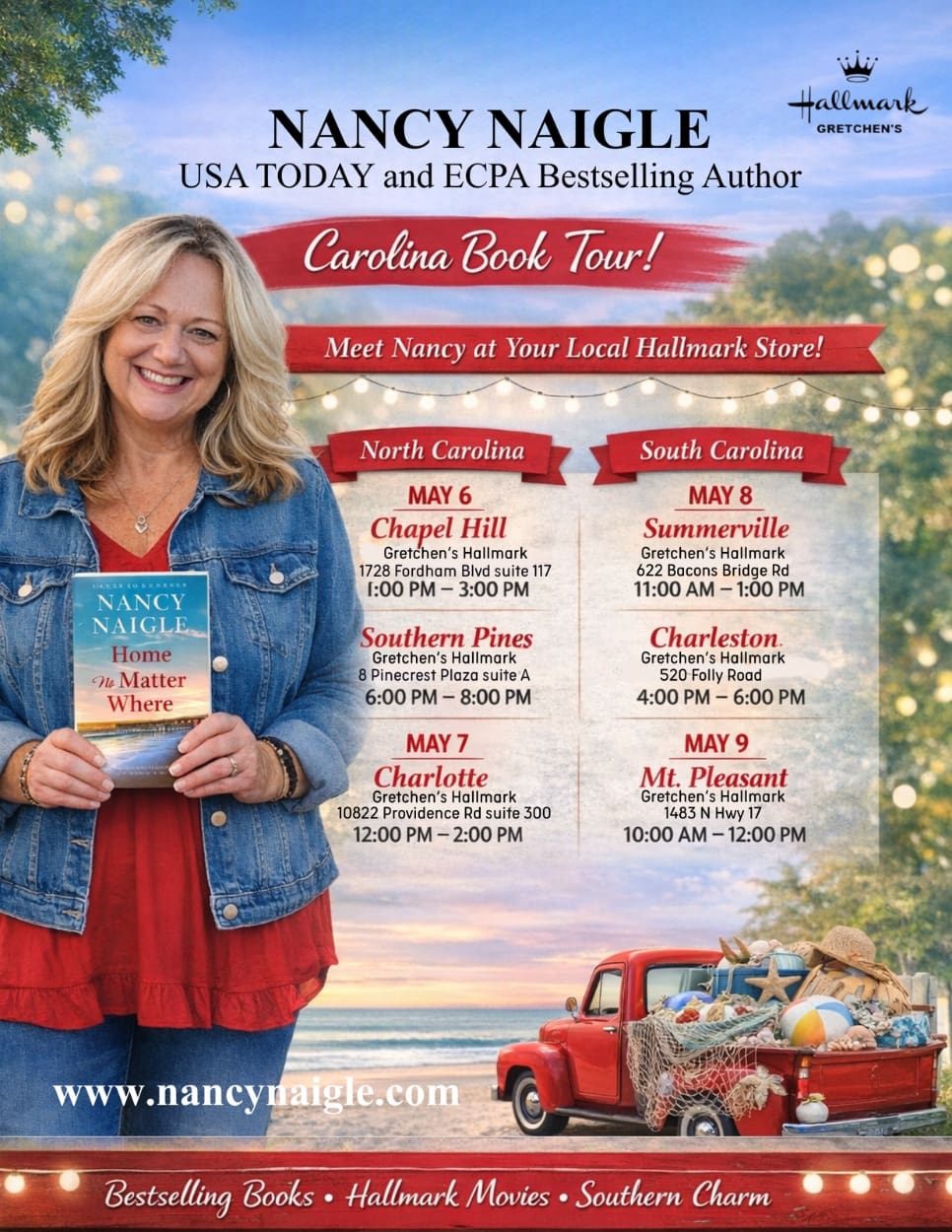 Hallmark Movie Author Nancy Naigle to Visit Gretchen’s Hallmark in ...